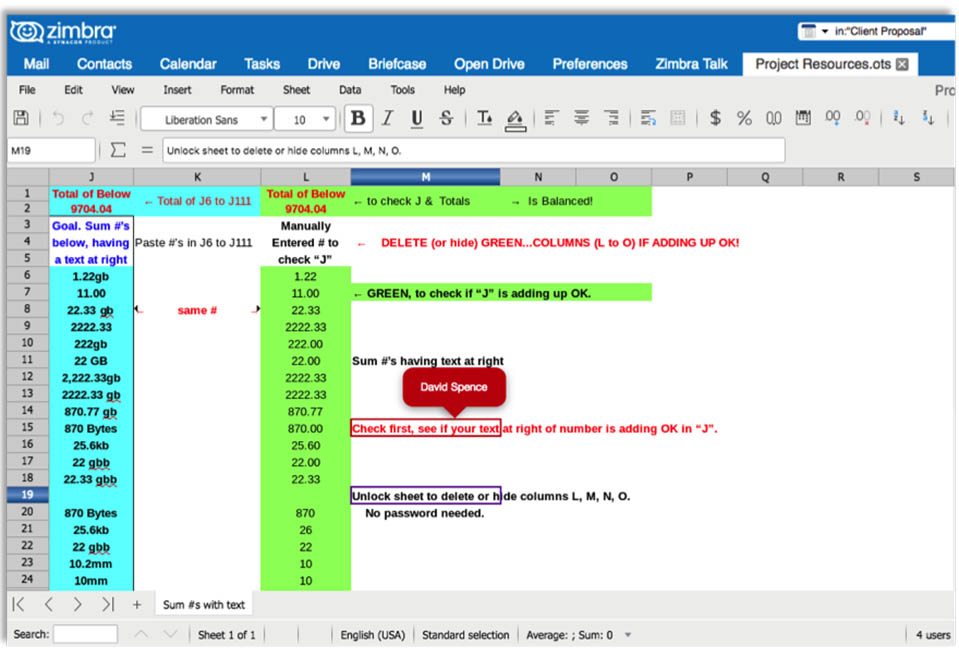 Zimbra Docs - ilger.com GMEA